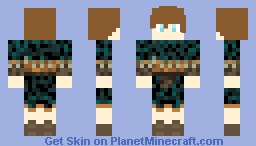 Deep dark male Minecraft Skin