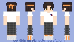 Orange Boy Minecraft Skin