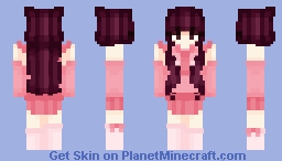 Pink Girl Minecraft Skin