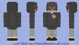 Hoodie Rose Boy Minecraft Skin