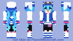 snow miku 2017 Minecraft Skin