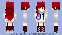 RED Minecraft Skin
