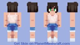 Average Girl Minecraft Skin