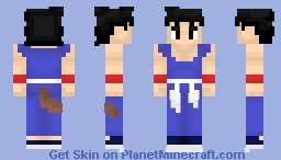 Goku Niño Dragon Ball Clasico Minecraft Skin