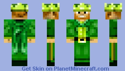 The Leprechaun King Minecraft Skin