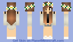 Cute summer girl Minecraft Skin
