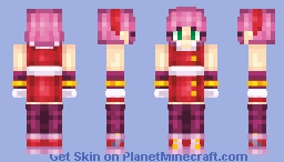 pink haired adventurer Minecraft Skin