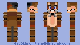 freddy fazbear Minecraft Skin