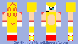 super sonic 2 (sonic frontiers) Minecraft Skin