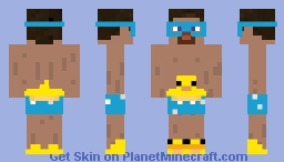 Sweaty steve Minecraft Skin