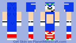 riders sonic v2 Minecraft Skin