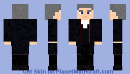 The 12th Doctor Flatline and Dark water/Death in heaven Minecraft Skin