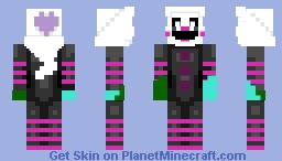 Clary the puppeteer (commission from online big sis) Minecraft Skin