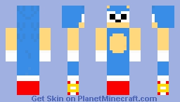 funko pop classic sonic Minecraft Skin