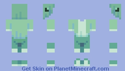 Mint Macaws 3pxl Minecraft Skin