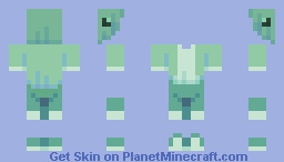 Mint Macaws 4pxl Minecraft Skin