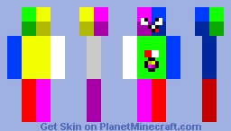 Pixel glitch Minecraft Skin