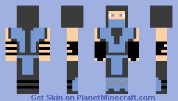 MK1 Sub Zero Minecraft Skin