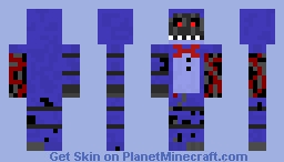withered bonnie Minecraft Skin