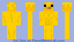 El pollito fue al gym Minecraft Skin