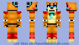 Glamrock freddy Minecraft Skin