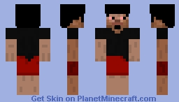Afro Steve Minecraft Skin