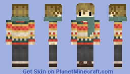 Grian Hearts&Swords Sweater (scarf) Minecraft Skin