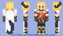 Fire Dragon Girgas | Guardian Tales Minecraft Skin