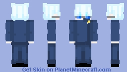Gojo Saturo (Teen) ☆ Minecraft Skin