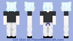 Gojo (vs sukuna) Minecraft Skin