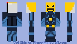 Futuristic Killdroid (Face Remake) | Die of Death (Roblox) Minecraft Skin