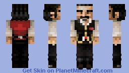 Dutch Van der Linde / Red Dead Redemption 2 Minecraft Skin