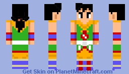 Classic Yamcha Minecraft Skin
