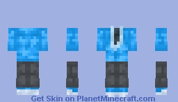 blue shirt Minecraft Skin