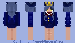Azureen (Black ver) Minecraft Skin