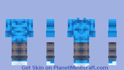 blue jacket Minecraft Skin