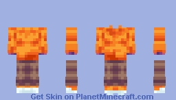orange sweater Minecraft Skin