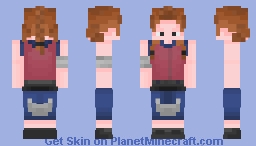 Meg Thomas || Dead By Daylight Minecraft Skin