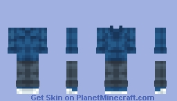 blue outfit Minecraft Skin