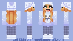 Malena Boneco de Neve Natalino Minecraft Skin