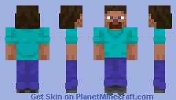 "MOVIE ACCURATE" STEVE but without his goatee Minecraft Skin