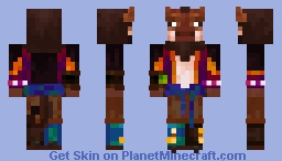 In secret Minecraft Skin