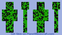 Green paint Minecraft Skin
