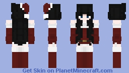 Skin red mujer Minecraft Skin