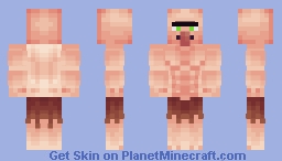 Ripped Villager Minecraft Skin