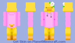 Duck Wearing Pink Minecraft Skin