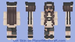 Girl with a big cap Minecraft Skin