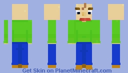 Baldi Basics Minecraft edition (Skin) Minecraft Skin
