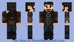 Joel The Last of Us 2023 (Pedro Pascal) Minecraft Skin