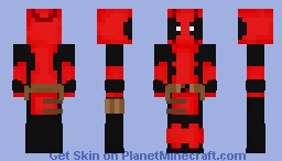 Deadpool Minecraft Skin